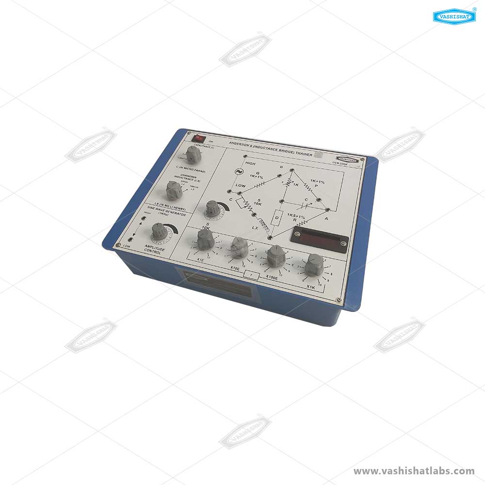 Anderson bridge or Inductance Bridge, To determine self inductance of a ...
