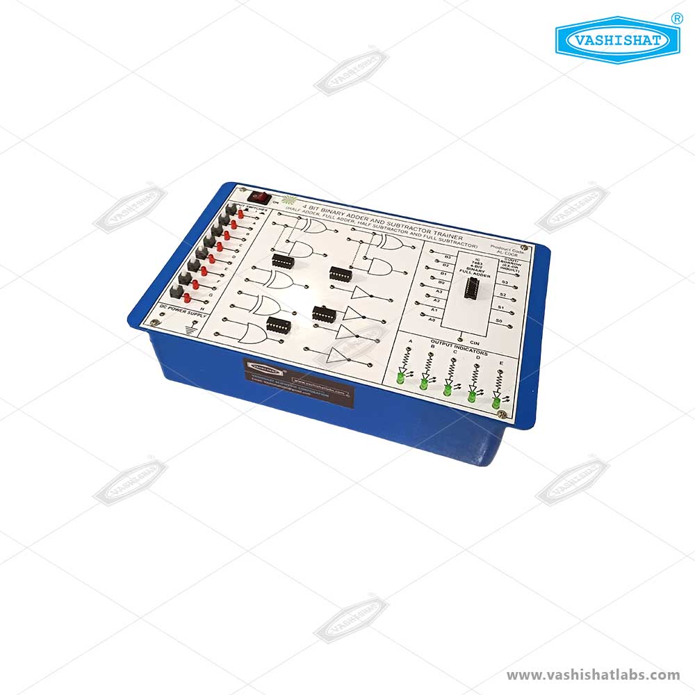 Binary Adder and Subtractor Trainer 4 Bit, To study of 4 bit binary ...